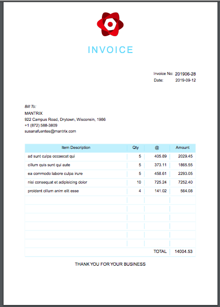 Generate Dynamic PDF Invoices Using React And React PDF Kagunda JM